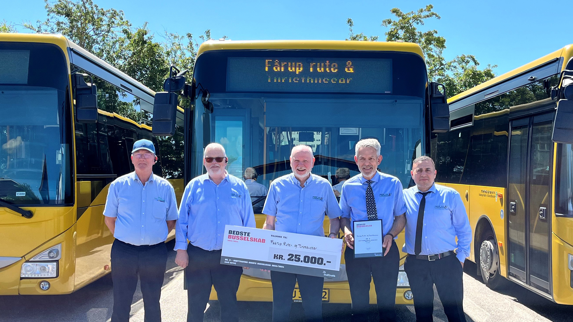 Midttrafik kårer de bedste busselskaber - Midttrafik | 27-06-2024